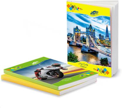 Joy Exercise Notebook | Long Size | Regular Note Book UNRULED 400 Pages ...