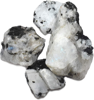Home Décor Home & Living Rocks & Geodes Raw Rainbow Moonstone etna.com.pe