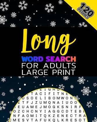 Long Word Search For Adults Large Print: Buy Long Word Search For ...
