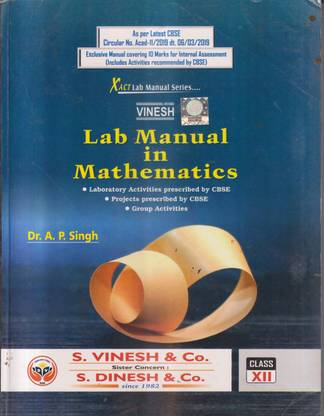 LAB MANUAL IN MATHEMATICS CLASS XII: Buy LAB MANUAL IN MATHEMATICS ...
