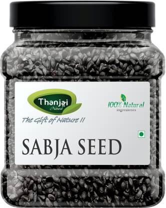 THANJAI NATURAL 7kg Sabja Seeds | Basil Seeds | Falooda Seeds ...