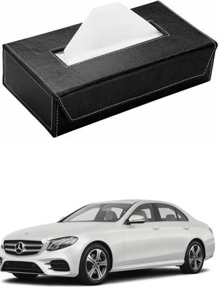 AuTO ADDiCT Car Tissue Box Paper Tissue Holder Black with 200 Sheets ...
