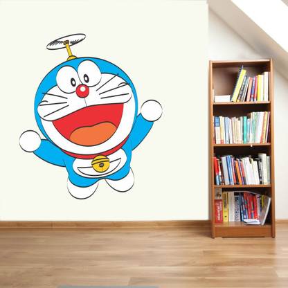 WallDaddy Flying Doraemon Extra Large Self Adhesive Sticker Price in ...