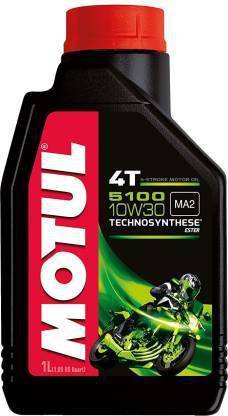 MOTUL 5100 4T 10W-30 Techno Ester Synthetic Blend Engine Oil Price in India - Buy MOTUL 5100 4T ...