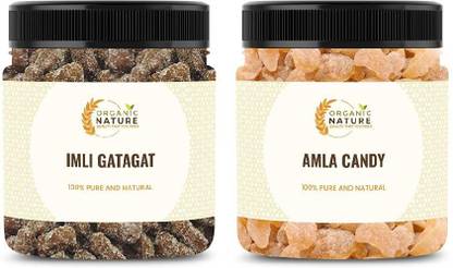 ORGANIC NATURE Combo of Imli Gatagat Candy (Khatta Mitha Swad) and Dry ...
