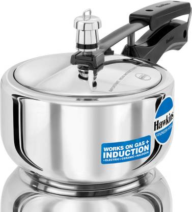 HAWKINS Stainless Steel 2 L Induction Bottom Pressure Cooker Price in ...
