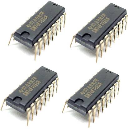 INVENTO 4Pcs 74163 IC SN74HC163N 4-Bit Binary Synchronous Counter, HC ...
