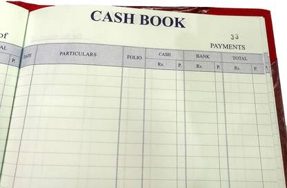 LRS Bank Column Cash Book - Register Size - 34 x 21 cm - 70 GSM Ledger ...