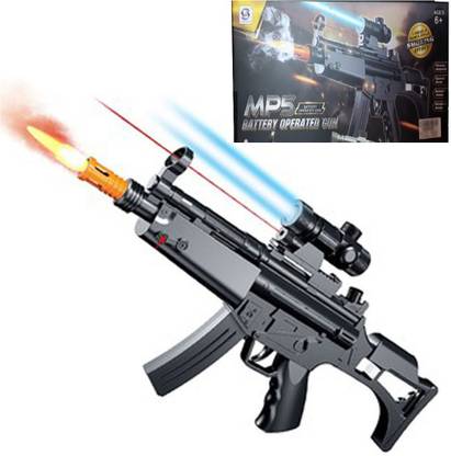 HALO NATION MP5 Army Gun Toy - with fruity smell Smoke , Vibration ...