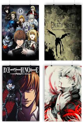 Death Note Combo 368 Pack of 4 for wall decoration Paper Print ...