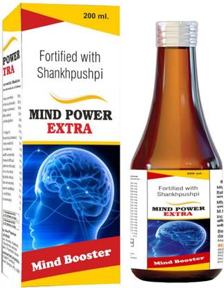 MInd power Extra Memory Booster Tonic Fortified With Shankhpushpi Price ...
