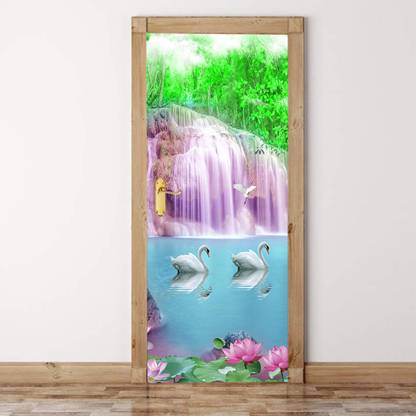 INTERIOR 2 YOU Decorative door stickers Medium Self Adhesive Sticker ...