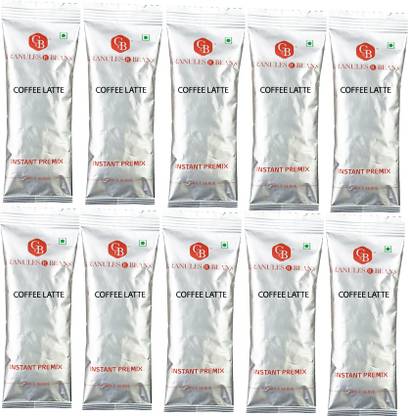 Granules and Beans Instant Coffee Premix | Value Pack of 50 Serving ...