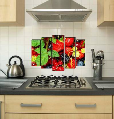 BALKRISHNA WALL DÉCOR 90 cm 3d kitchen wall stickers Self Adhesive ...