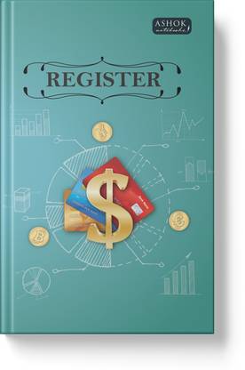 Ashok Notebooks Long Size (335mm x 210mm) Ruled Register 3 Quire 276 ...