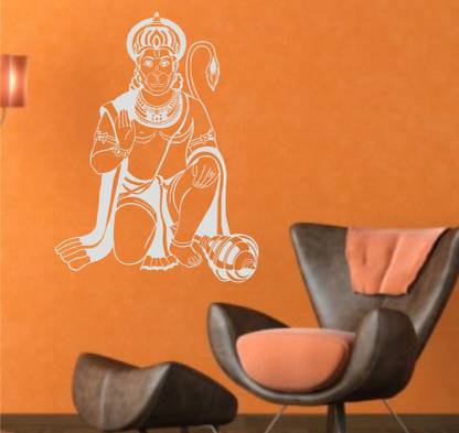 INDIA WALL STICKER 59 cm indian god&Hanuman wall sticker Removable ...
