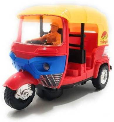 Boan Boan C Auto Rickshaw Toys – Bump & Go Auto Rickshaw Toy with Sound ...