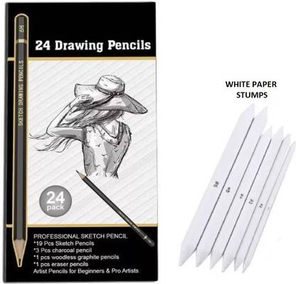 Flipkart.com | SKYGOLD Graphite Sketch Drawing Pencils- 14B, 12B, 10B ...