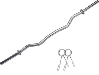 Gym Insane 3 feet {19mm}zig-zag curl/bend rod with Spring lock for ...
