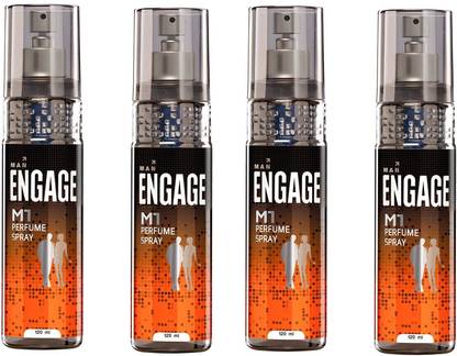 Engage Men M1 Body Spray 120ml*Pack of 4 Body Spray - For Men - Price ...