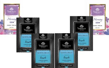 Buy Yardley London 4 GENTLEMAN ROYALE , 2 MORNING DEW POCKET PERFUME ...