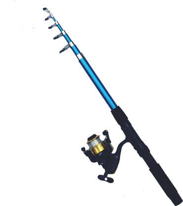 Old fish Fishing rod with reel 1065 Multicolor Fishing Rod Price in ...