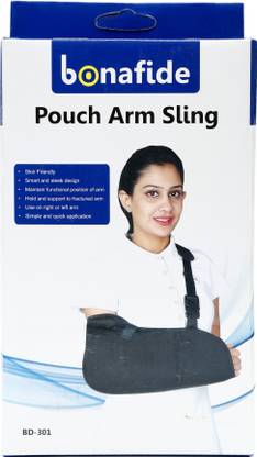 Bonafide Pouch Arm Sling Hand Support For Fracture (Medium) Hand ...