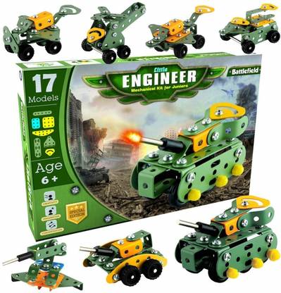 YUJASV Little Engineer Mechanical Kit Models Construction Set For Kids ...