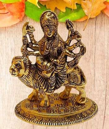 vk collection Durga Maa Murti, Sheravali maa Metal Statue for Pooja ...