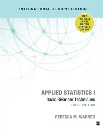 Applied Statistics I - International Student Edition: Buy Applied ...