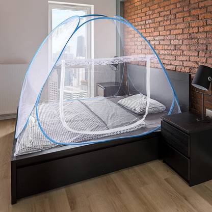 credicus Polyester Adults Washable Foldable Mosquito Net/Machhardani ...