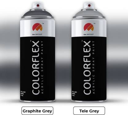 colorflex Graphite Grey & Tele Grey Spray Paint 400 ml Price in India ...