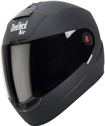 Steelbird Air SBA-1 HI-QUALITY MATTE CLASSIC FULL FACE BLACK 580 MM ...