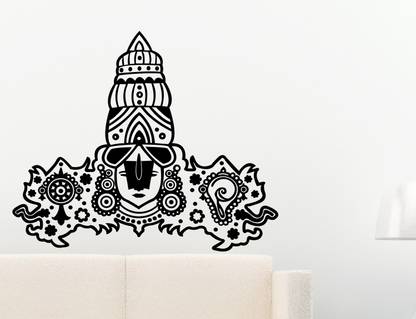 INDIA WALL STICKER 70 cm INDIA Tirupati balaji Wall Decal & Sticker ...