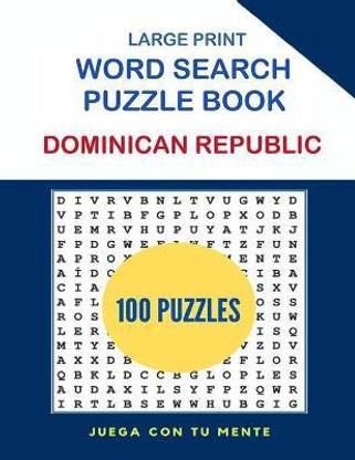 Dominican Republic Large Print Word Search Puzzle Book: Buy Dominican ...