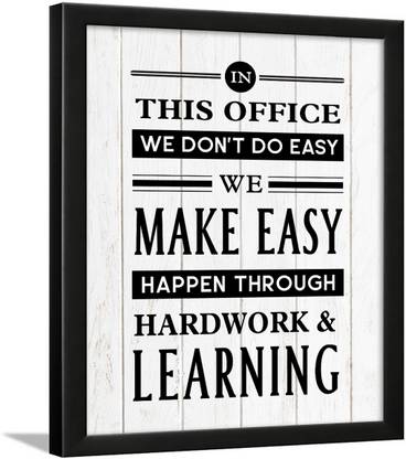 Office Quotes Frames - Motivational Quotes Wall Frames for Office ...
