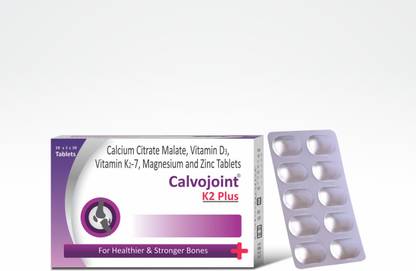 Calvojoint Vitamin K-2 Plus Multi-source Calcium Formula, D3, Magnesium ...