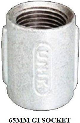 Unik 65MM GI SOCKET PACK OF 1 2-Way Coupling Pipe Joint Price in India ...