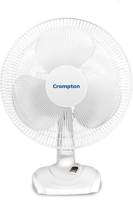 Crompton High Flo Wave Plus 400 mm Silent Operation 3 Blade Table Fan ...