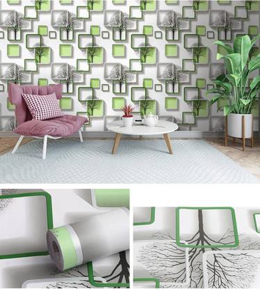 Flipkart SmartBuy 500 cm Wall Stickers Wallpaper Home Decoration Trees ...