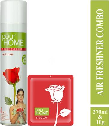 POUR HOME Red Rose Room Freshener & Nector Red Rose Air Freshener Spray ...