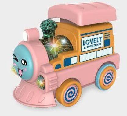 SR Toys Little Train Engine With Flashing Light & Music Sound Effect ...