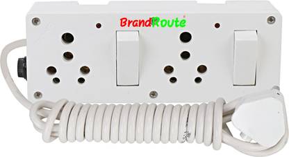 BrandRoute Double Power 2 Socket Extension Board 2 Socket Extension ...