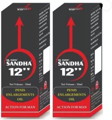 dr. parth biotech Natural Sandha 12 Ayurvedic Massage Oil for Men Pack ...