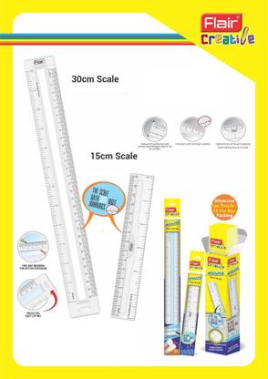 Flipkart.com | Flair ACULINE SCALE 30cm and 15cm Ruler