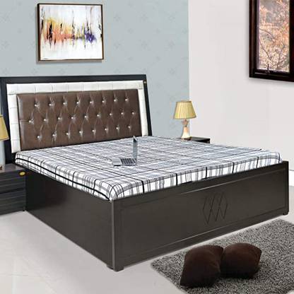 ELTOP King Size Bed with Box Storage for Bedroom Engineered Wood King ...