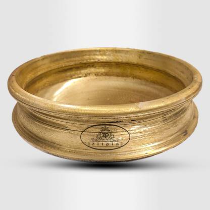 Zilpin Casted Bronze (9 Inch) Uruli/Otturuli/Varp Vessels for Healthy ...