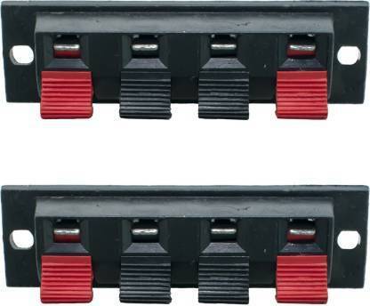 trk 2 Pieces of 4 Position Push-in Spring Load Audio Speaker Terminal ...