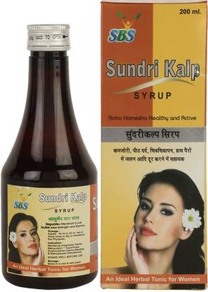 SBS Herbal Sundari Kalp Syrup - For Irregular Menstruation, Correct ...