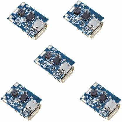 ONLINESTORE Pack oF 5 T6845-C 5V Micro USB Powerbank Charging Module ...